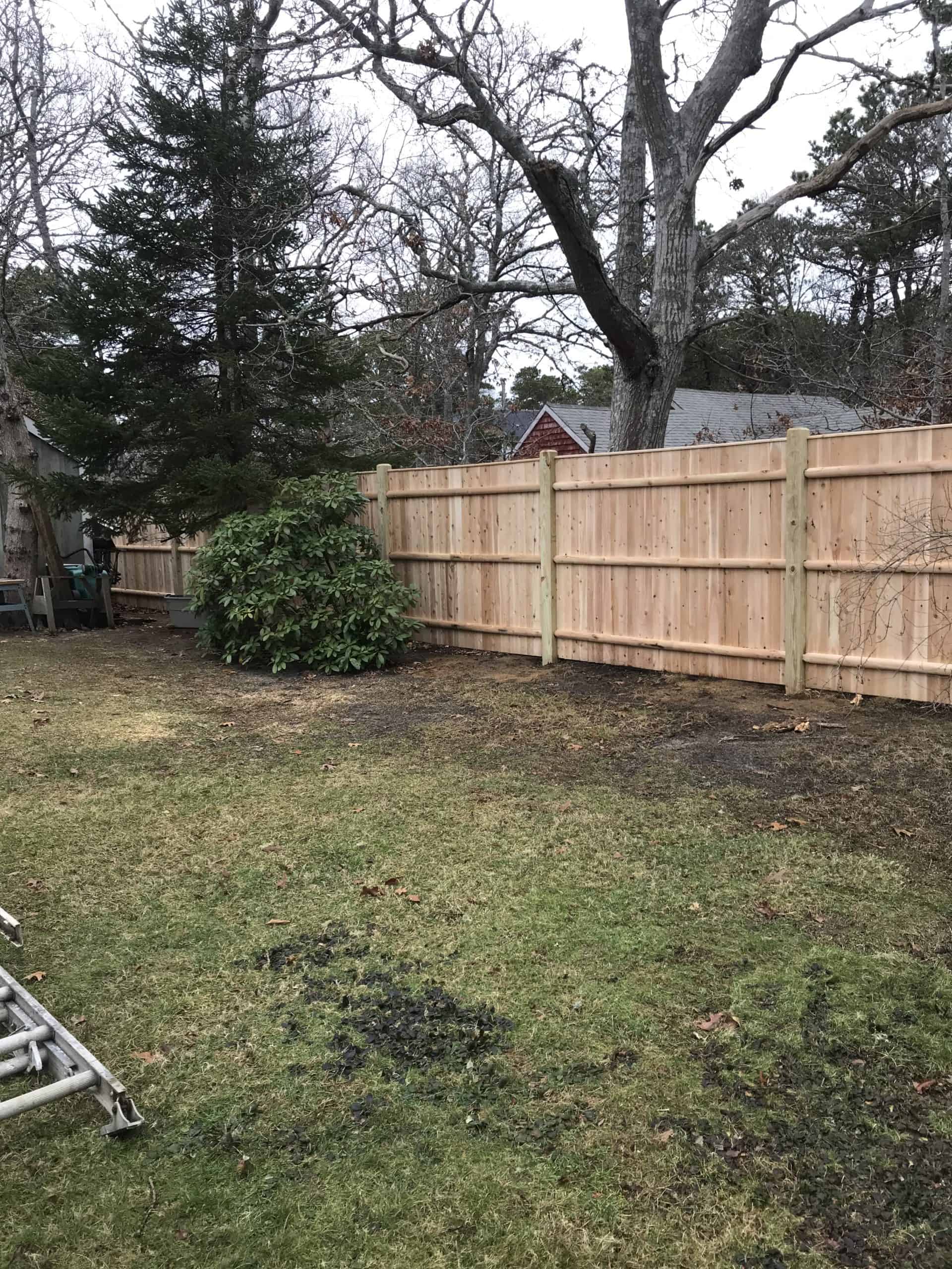 Wooden Privacy Fence Installer - Precourt Fence Cape Cod