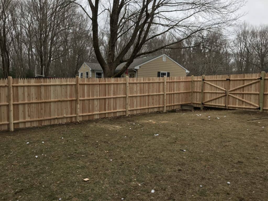 Wooden Privacy Fence Installer - Precourt Fence Cape Cod