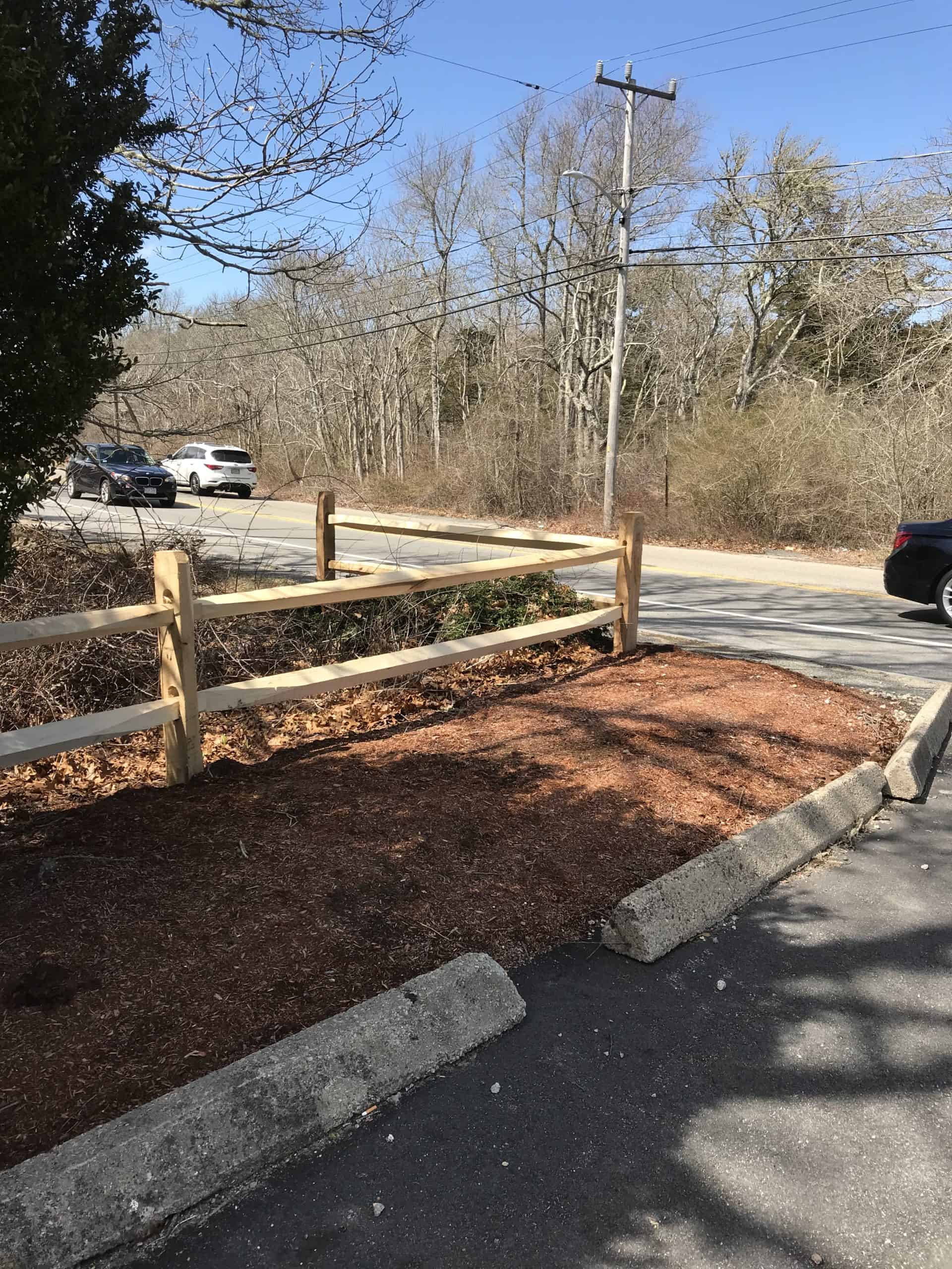 Split Rail Fence Installation - Precourt Fence Cape Cod