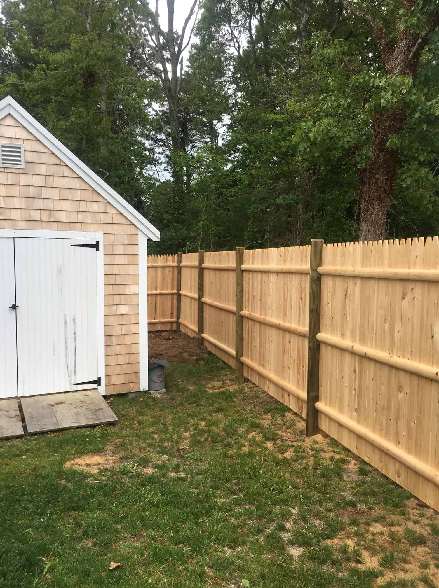 Wooden Privacy Fence Installer - Precourt Fence Cape Cod
